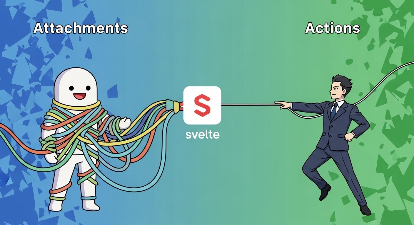 Svelte 5 Attachments vs Actions: Complete Migration Guide